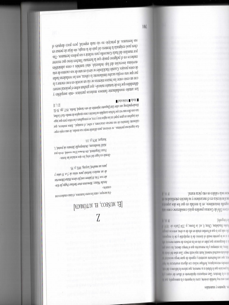 Benjamin-El Muñeco, El Autómata | PDF | Estudios de idiomas extranjeros ...