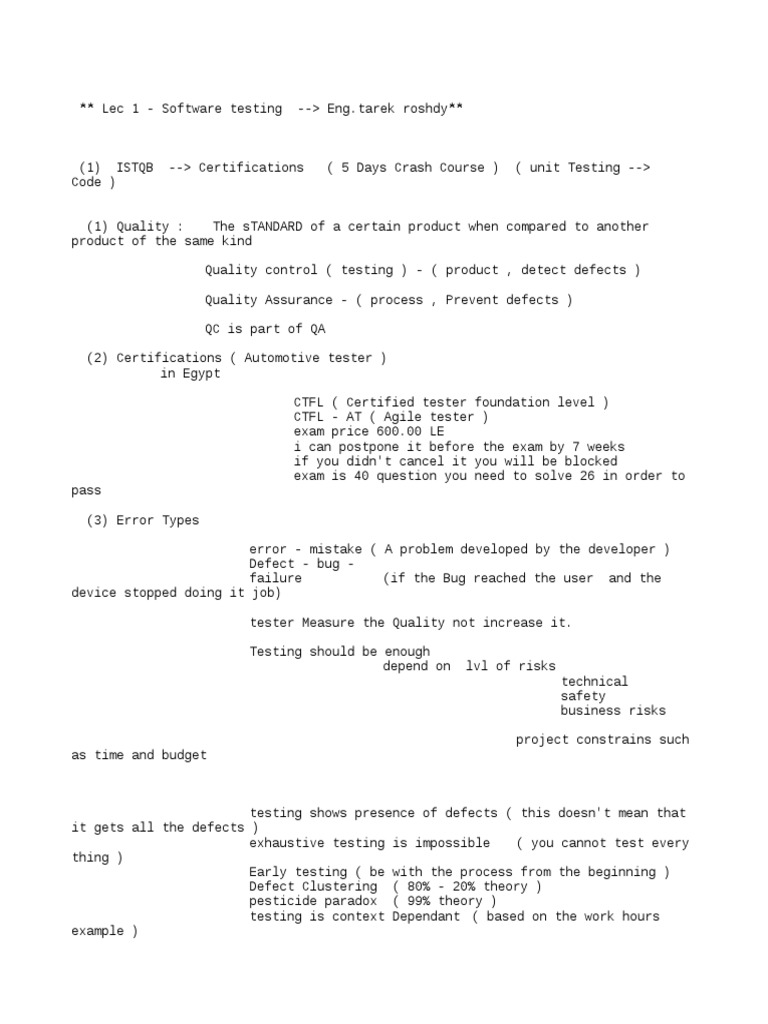 Software Testing | Download Free PDF | Software Testing | Software Bug