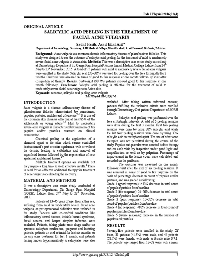 Fasih & Arif, 2016 | PDF | Cutaneous Conditions | Endocrine System