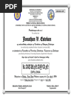 College - Official Transcript of Records | PDF