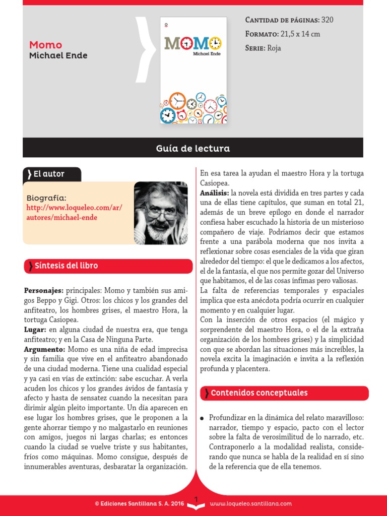 353-momo.pdf | Novelas | Lectura (Proceso)