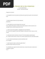 Cuestionario sobre "La isla misteriosa" | PDF | La isla misteriosa