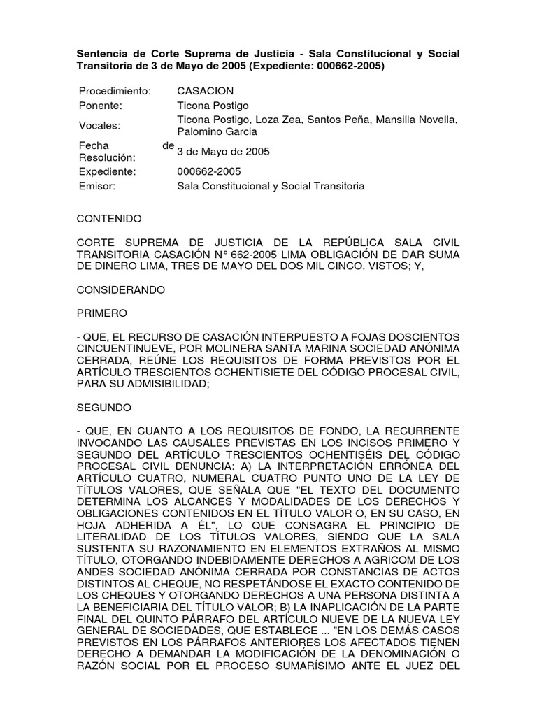 Principio de Literalidad - Comercial | PDF | Pagaré | Ley procesal