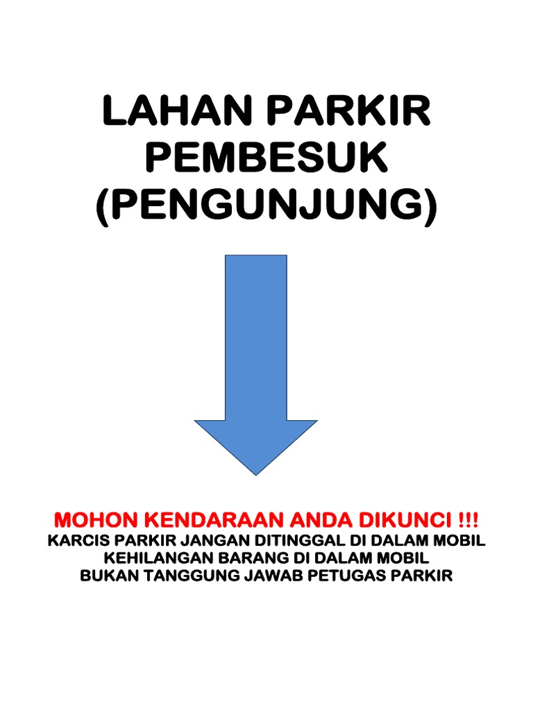 Tulisan Parkir | PDF