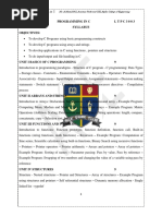 Important Questions in B.tech C - Program | PDF | C (Programming Language) | Time Complexity