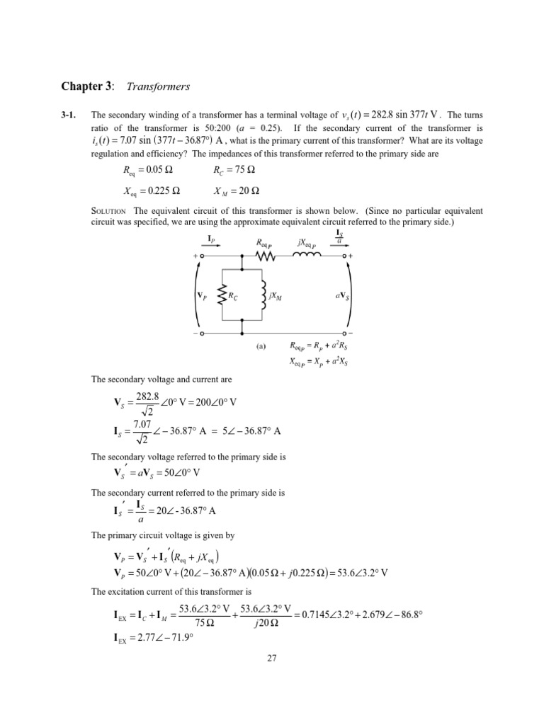 Chap 3 Solutions PDF | PDF