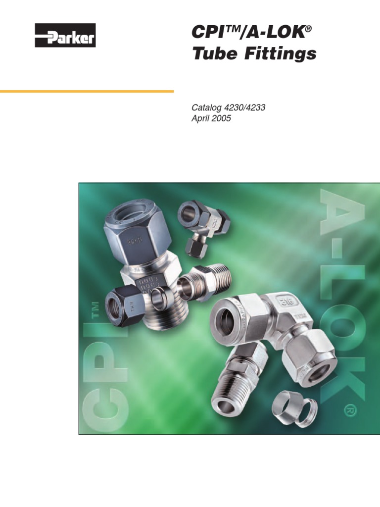 Parker Fitting | PDF | Pipe (Fluid Conveyance) | Metals