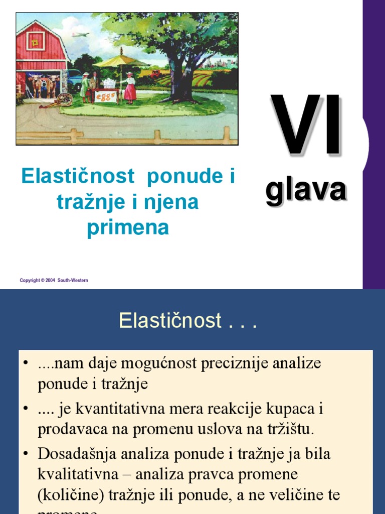 Elasticnost Ponude I Traznje | PDF