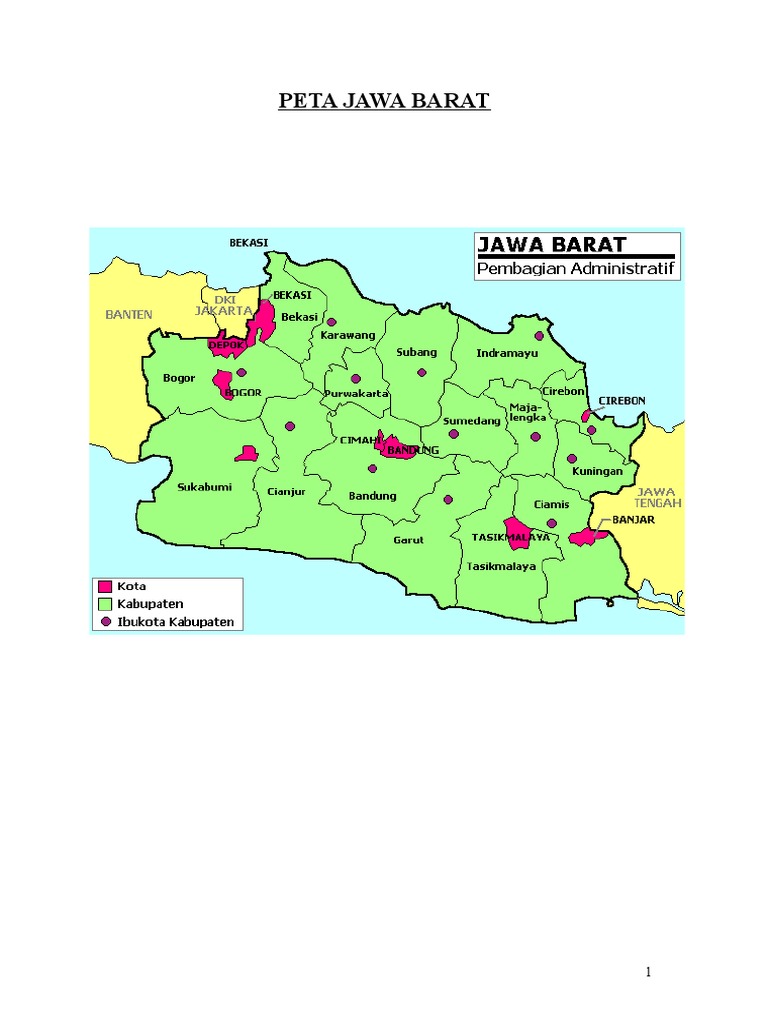 Peta Jawa Barat | PDF