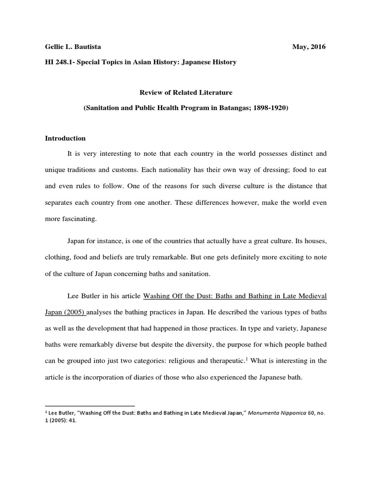 Sanitation and Public Health Program in Batangas | PDF | Philippines ...