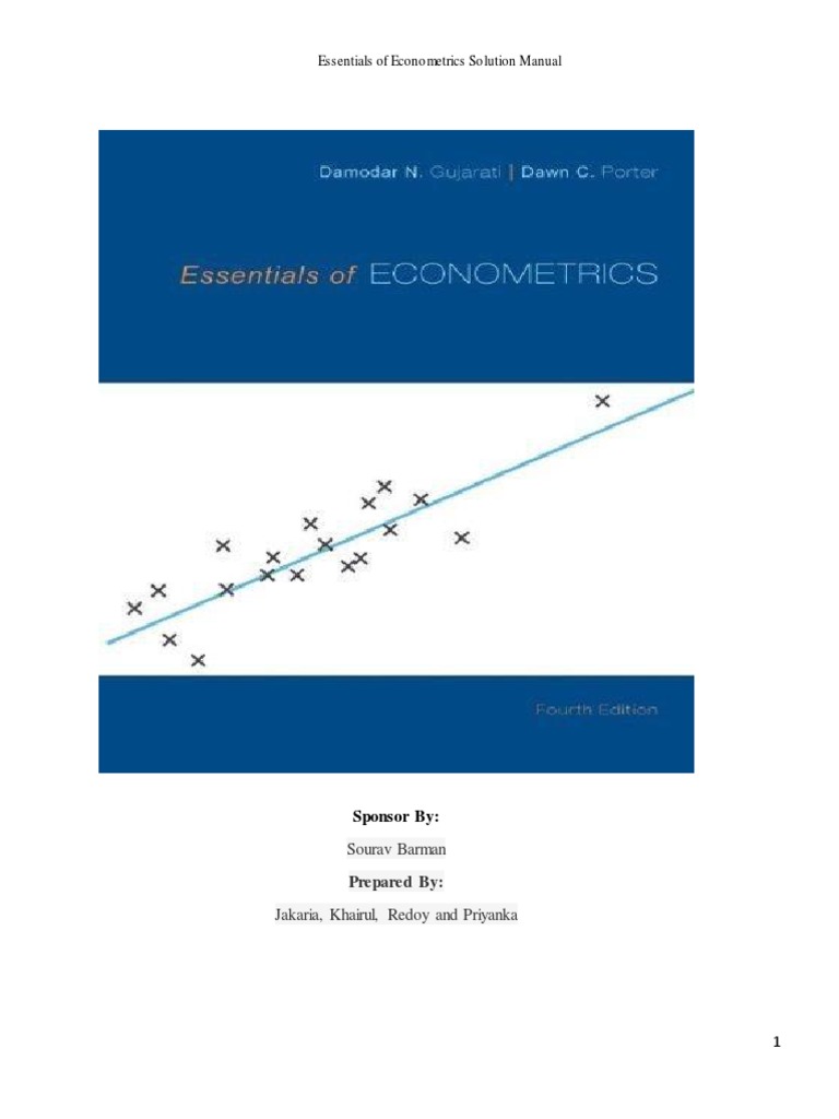 Solution Econometrics | PDF | Regression Analysis | P Value