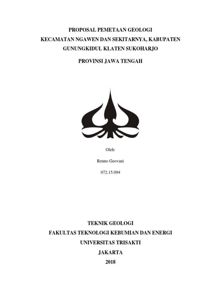 Proposal Pemetaan Geologi | PDF