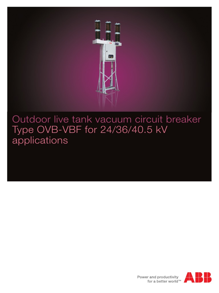 Abb Ovb-Vbf 36 PDF | PDF | Electric Power Distribution | Electrical Substation