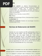 BANFE 3 Bateria Neuropsicologica de Funciones Ejecutivas y Lobulos Frontales | PDF