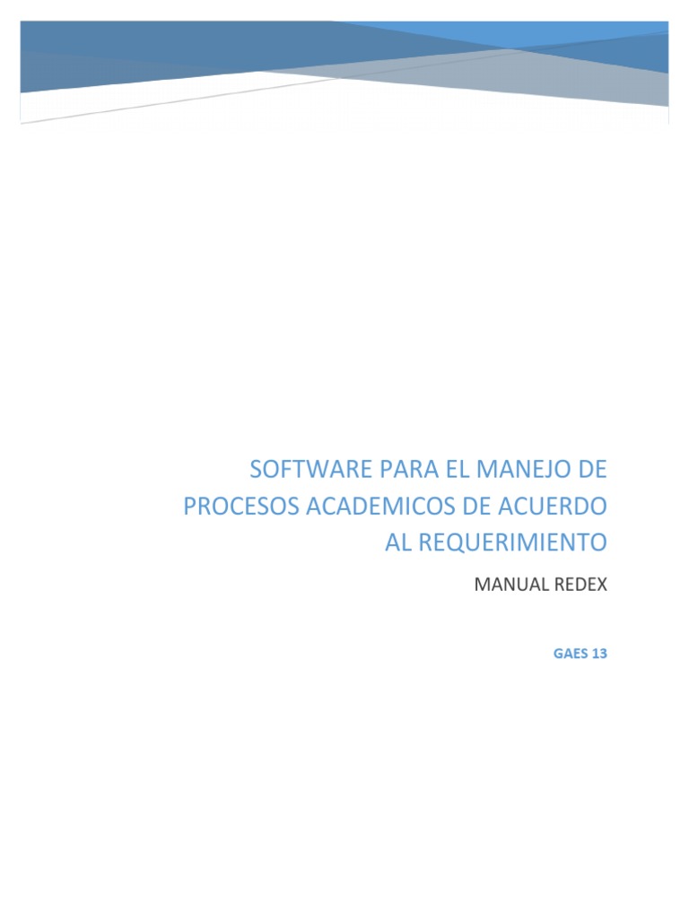 Software para Gestión Académica Redex | PDF | Php | Servidor HTTP Apache