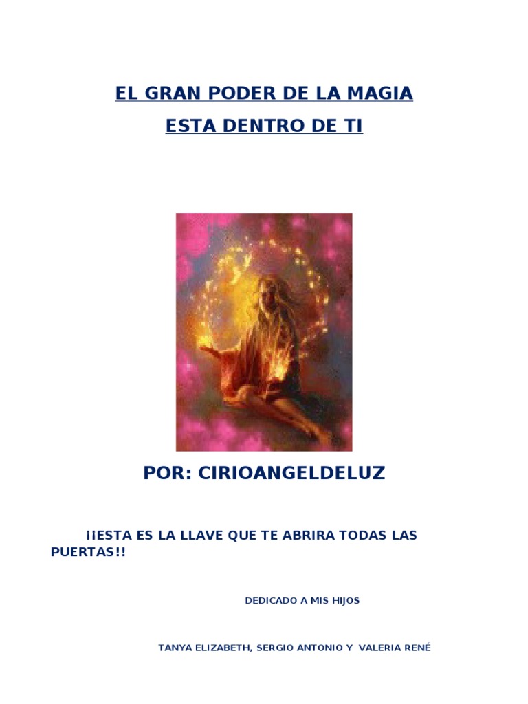 El Gran Poder De La Magia Pdf Sufrimiento Alma