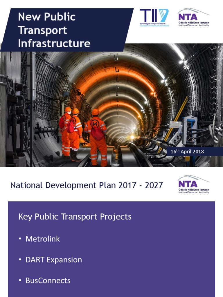 NTA Presentation To Dublin Chamber | PDF | Land Transport | Transport
