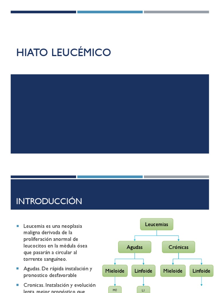 Definición de Hiato Leucémico | PDF