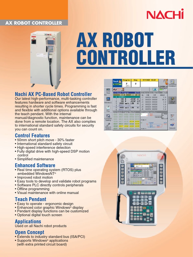 AX Robot Controller | PDF | Input/Output | Robot