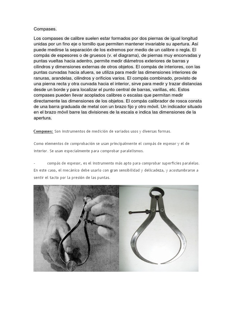 Compas Es | PDF | Tornillo | Herramientas