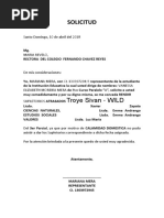 Solicitud Presentacion de Tareas Atrasadas | PDF | Finanzas y dinero | Ciencias sociales