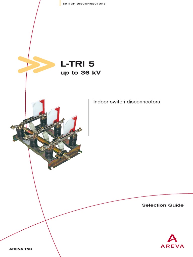 L-Tri 5 Areva | PDF | Switch | Fuse (Electrical)