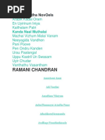 Ramanichandran Novel List With The Hint of Story | PDF | Entertainment ...