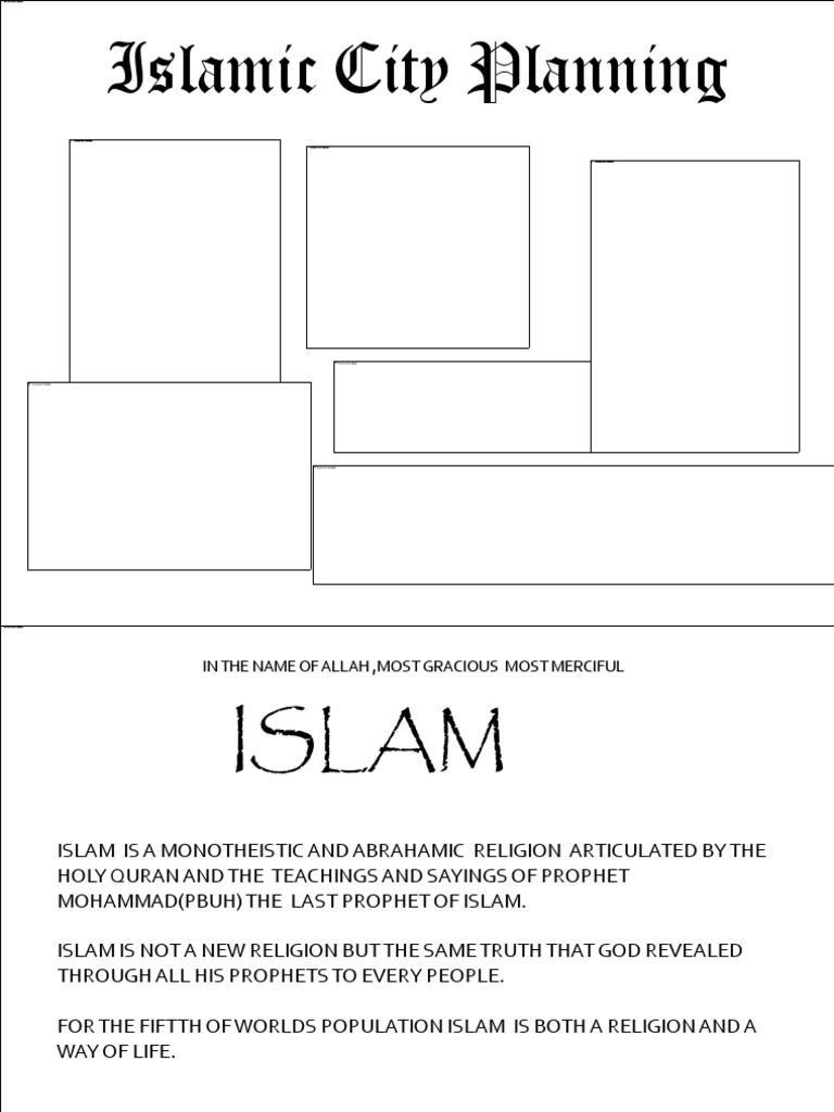 Islamic City Planning | PDF | Mosque | Religion And Belief