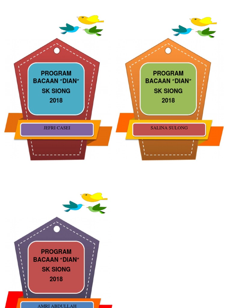 Contoh Muka Depan Buku Latihan | PDF