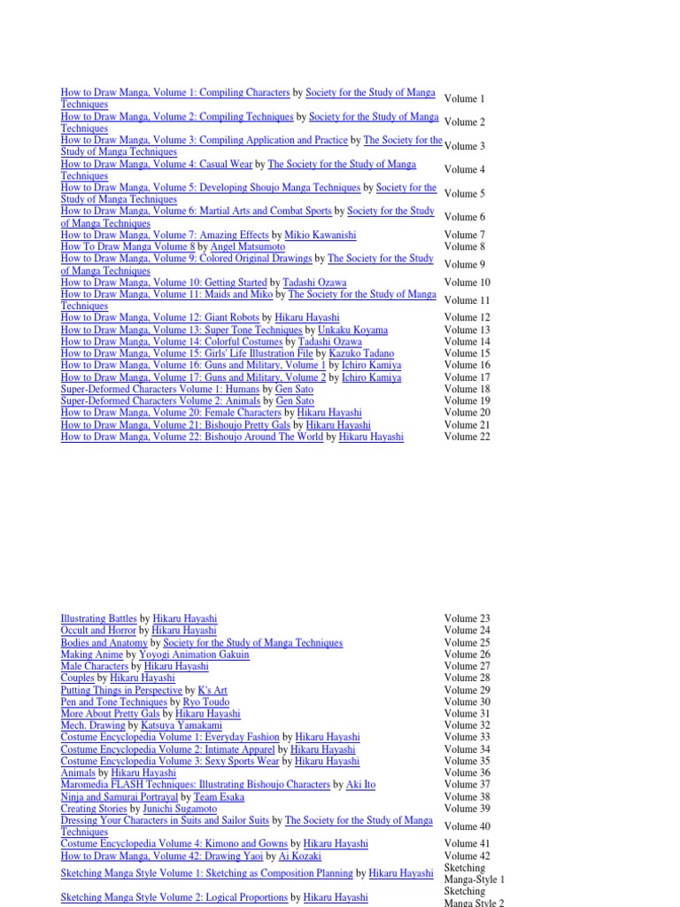 How To Draw Manga | PDF | Manga | Anime