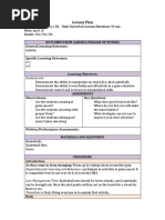 Basketball Lesson 1 2 - 3 Grade: ND RD | PDF | Physical Education ...