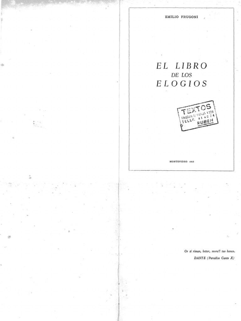 El Libro de Los Elogios | PDF | Victor Hugo | Poesía