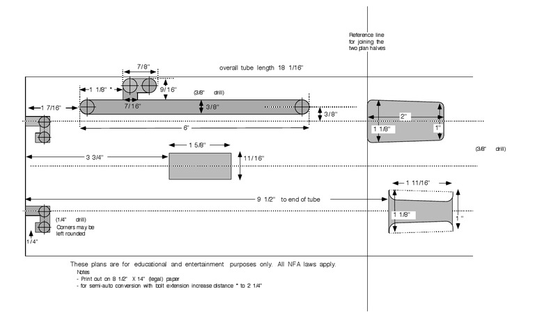 Sten Gun Blueprints