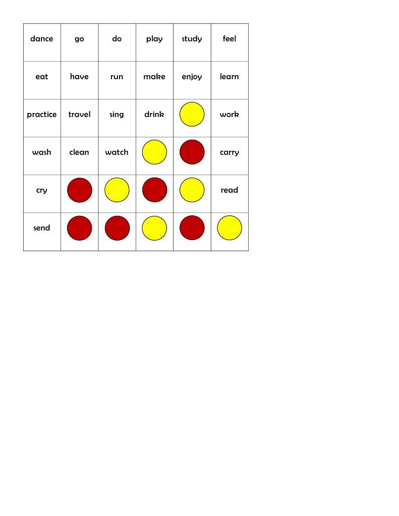 Four in a Row Game Instructions | PDF | English As A Second Or Foreign ...