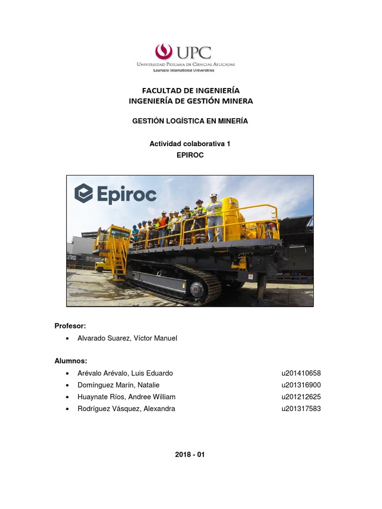 EPIROC Rev4 | PDF | Industrias | Fabricación e ingeniería