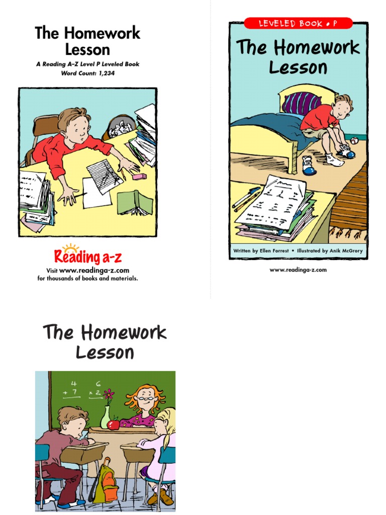 The Homework Lesson | PDF | Homework