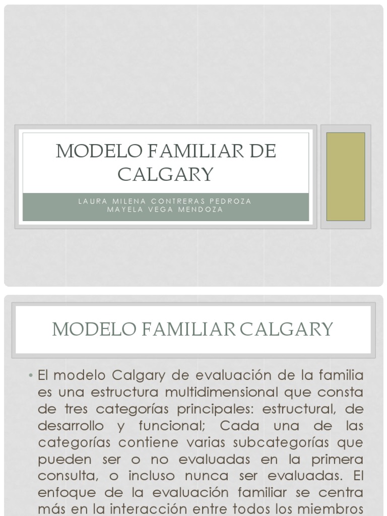 Modelo Familiar de Calgary | PDF | Familia | Evaluación