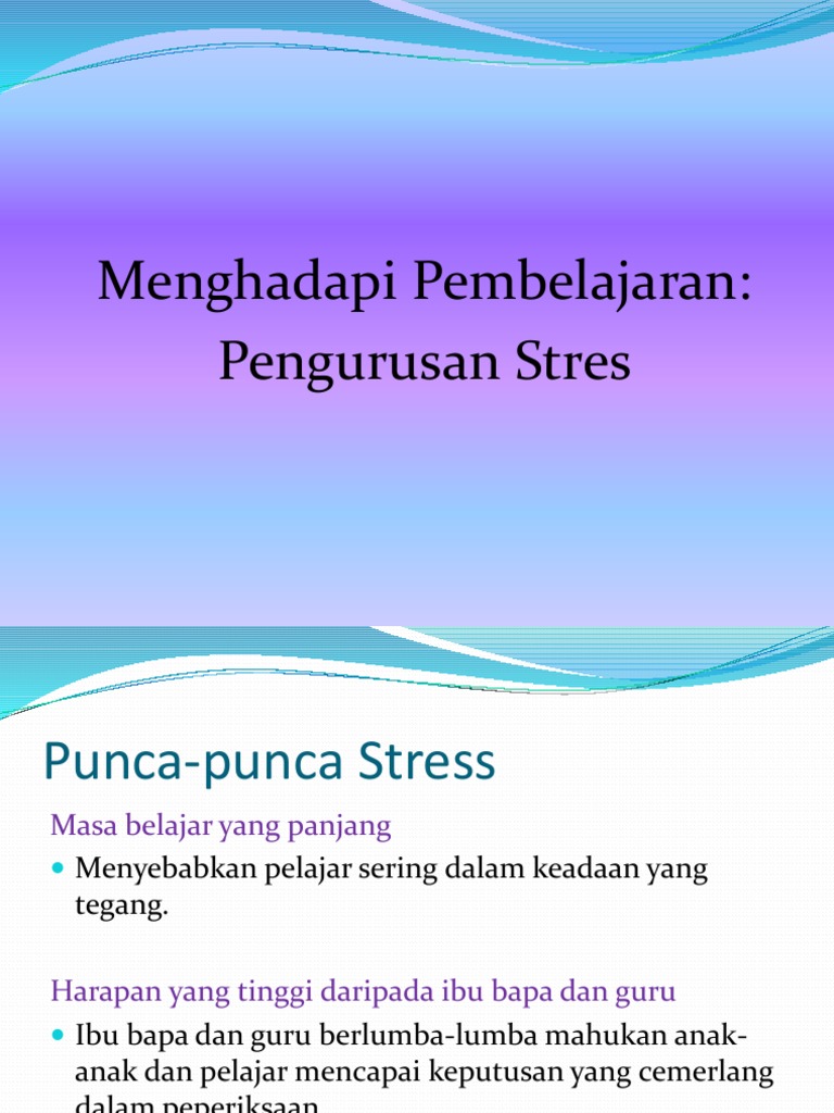 Pengurusan Stres | PDF