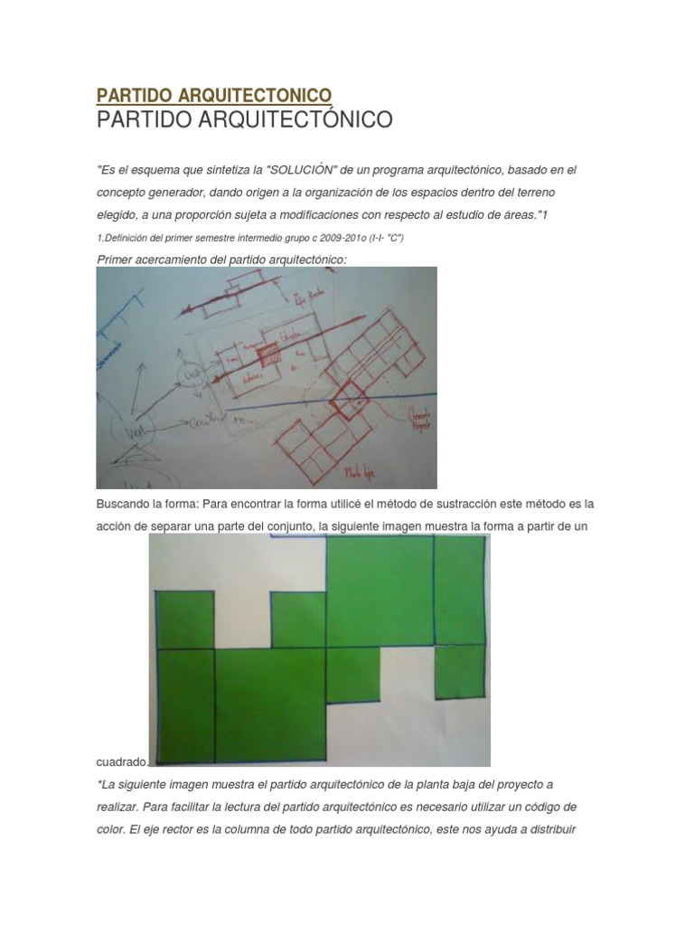 Definición y Ejemplos de Partido Arquitectónico | PDF | Concepto | Importar
