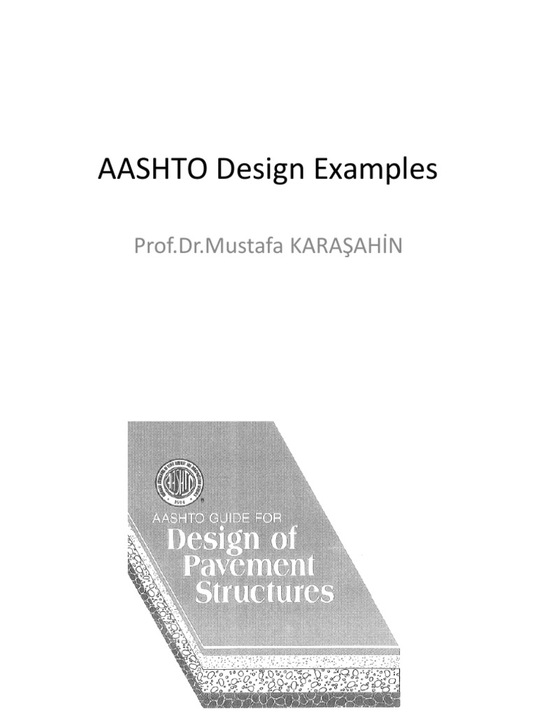 AASHTO Design Examples New | PDF | Road Surface | Civil Engineering