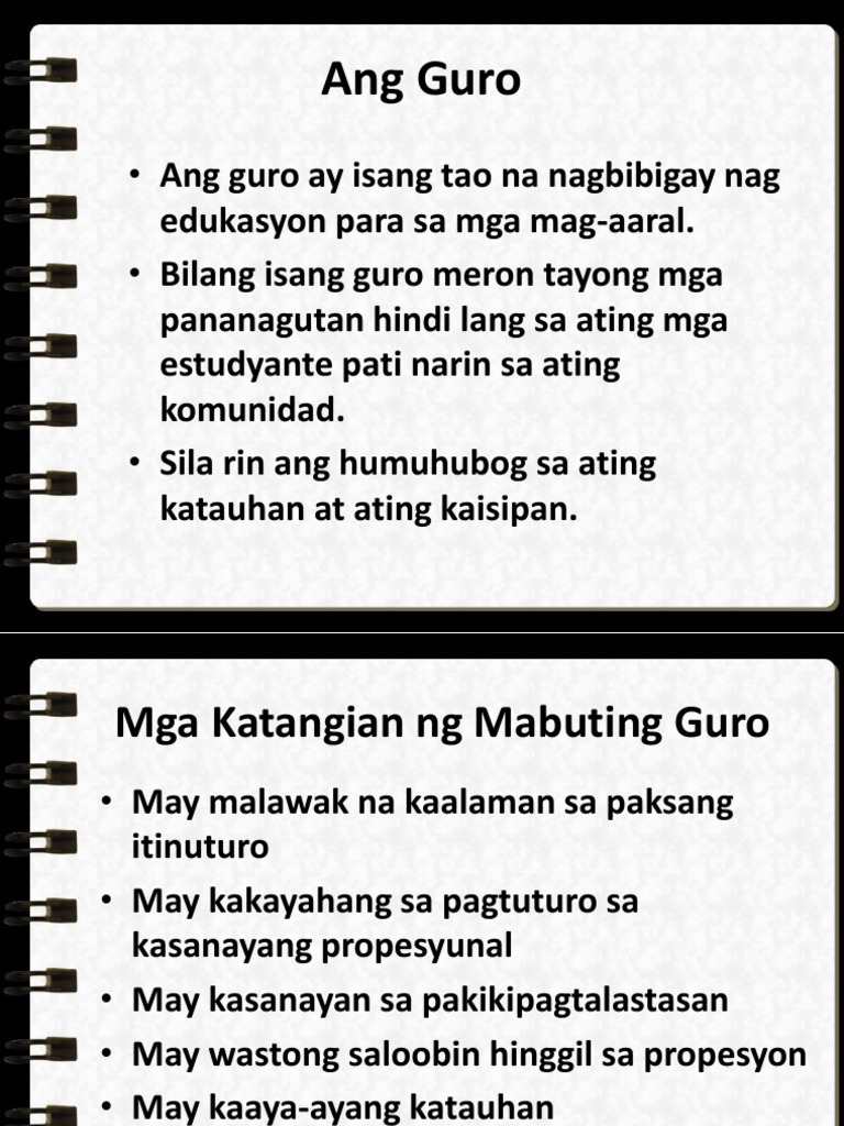 Ang Guro Pdf