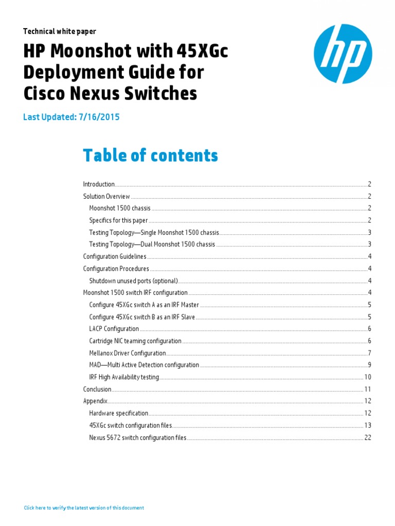 4aa5 5473enw | PDF | Network Switch | Booting