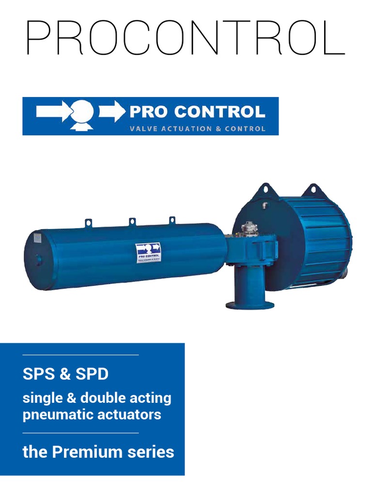 ProControl SPS SPD Catalogue | PDF | Valve | Actuator