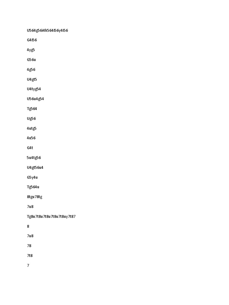 Random Alphanumeric Text | PDF | Lifestyle