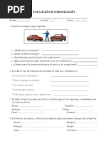 Prueba Elementos de La Comunicacion | PDF
