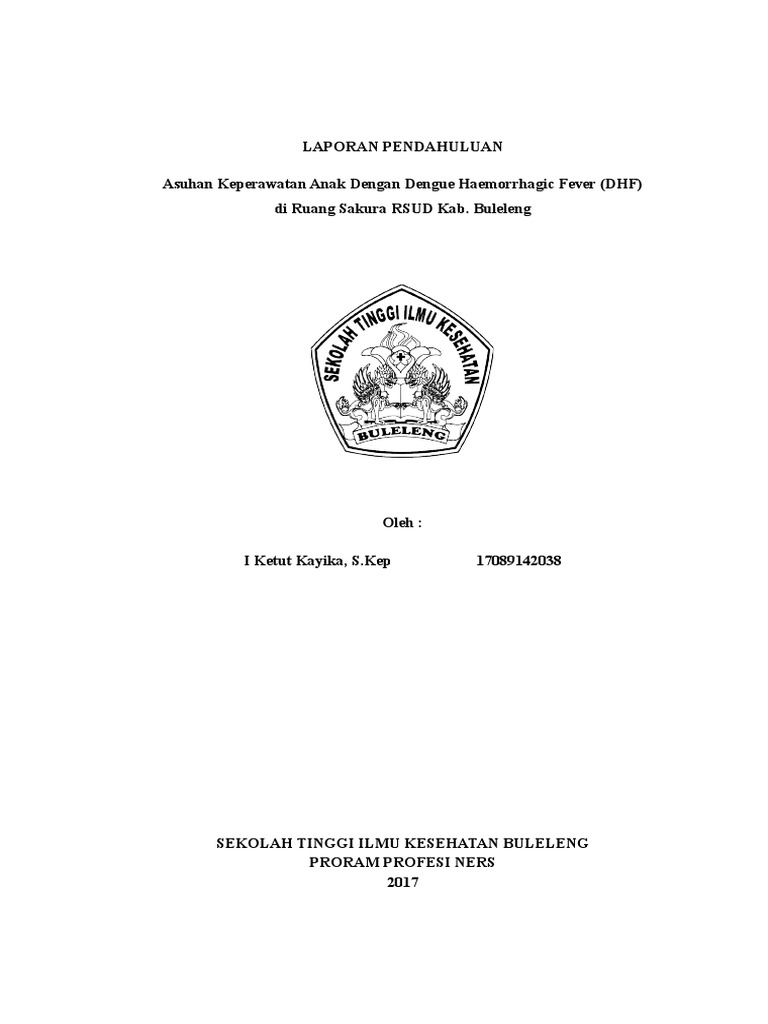 Asuhan Keperawatan Anak DHF Buleleng | PDF