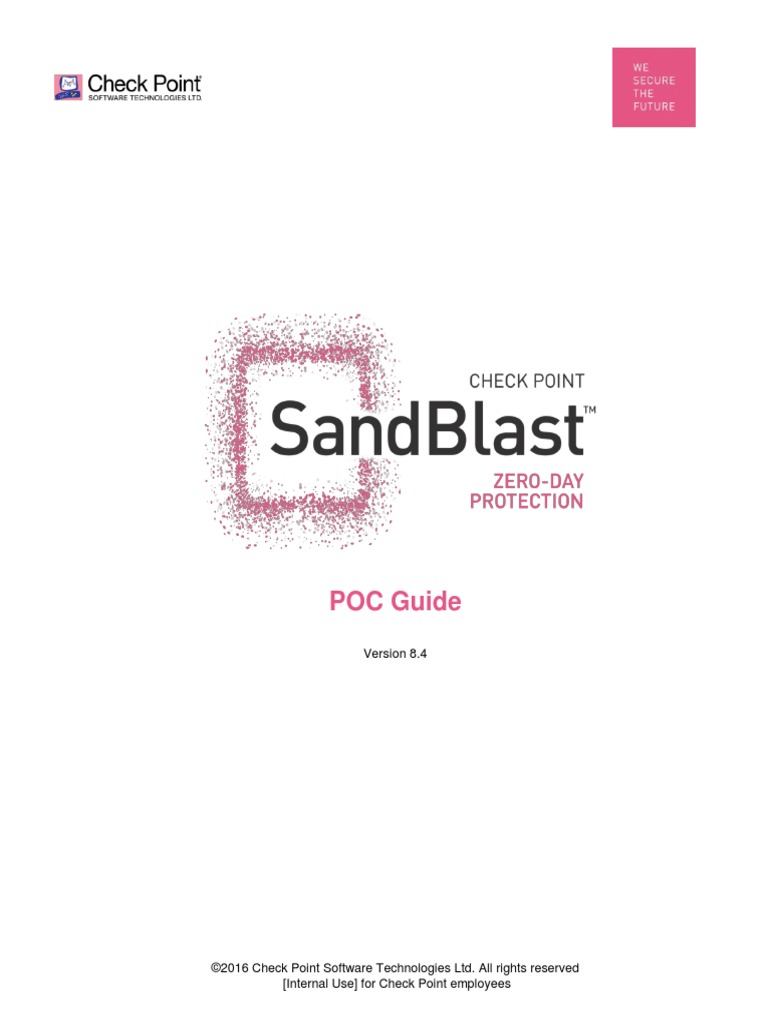 Check Point Sandblast PoC Guide v84 | PDF | Antivirus Software ...