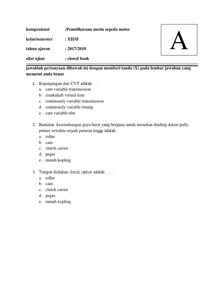 Soal Abal Abal | PDF