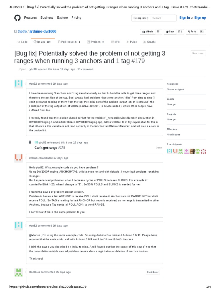 (Bug Fix) Potentially Solved The Problem of Not Getting 3 Ranges When Running 3 Anchors and 1 ...