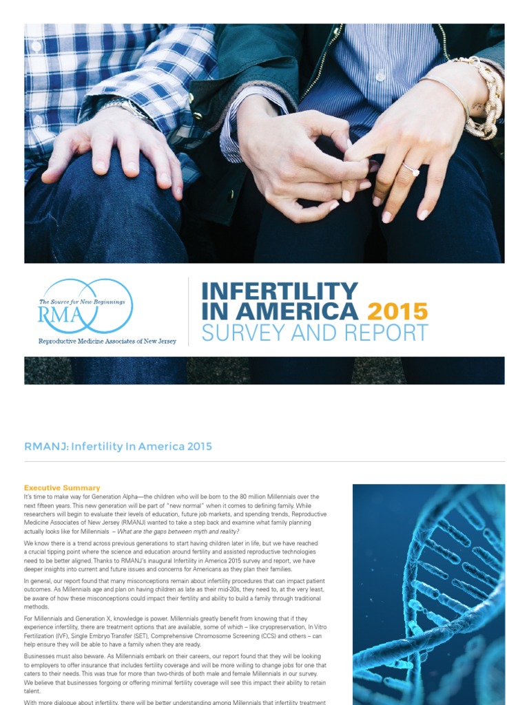 RMANJ Infertility in America SurveyReport 04152015 | PDF | In Vitro ...